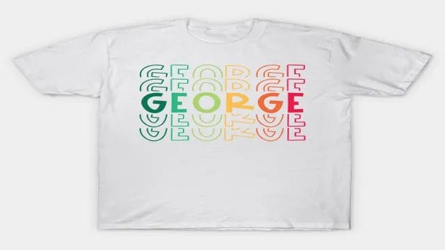 George T-Shirt Size Chart – SizeChartly